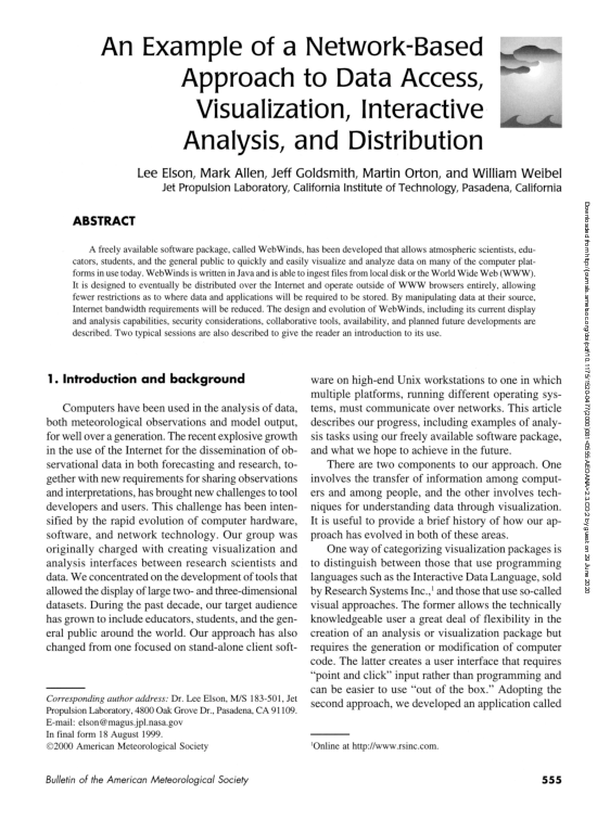 (PDF) An Example of a Network—Based Approach to Data Access ...