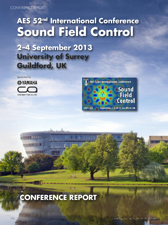 (PDF) Sound Field Control