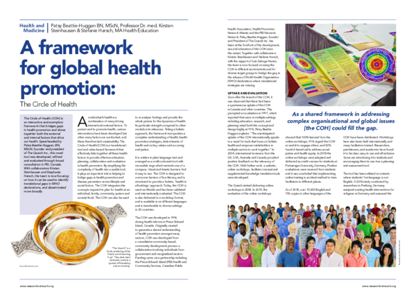 (PDF) A framework for global health promotion: The Circle of Health