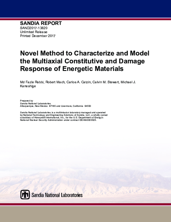 (PDF) Novel Method to Characterize and Model the Multiaxial ...
