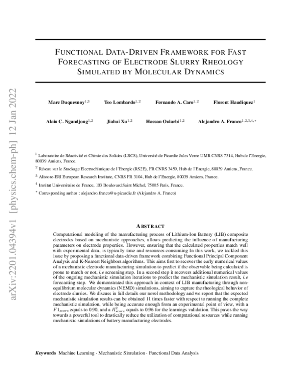(PDF) Functional Data-Driven Framework for Fast Forecasting of Electrode Slurry Rheology ...