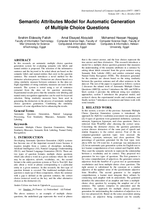 (PDF) Semantic Attributes Model for Automatic Generation of Multiple ... (PDF) Semantic Attributes Model for Automatic Generation of Multiple ...
