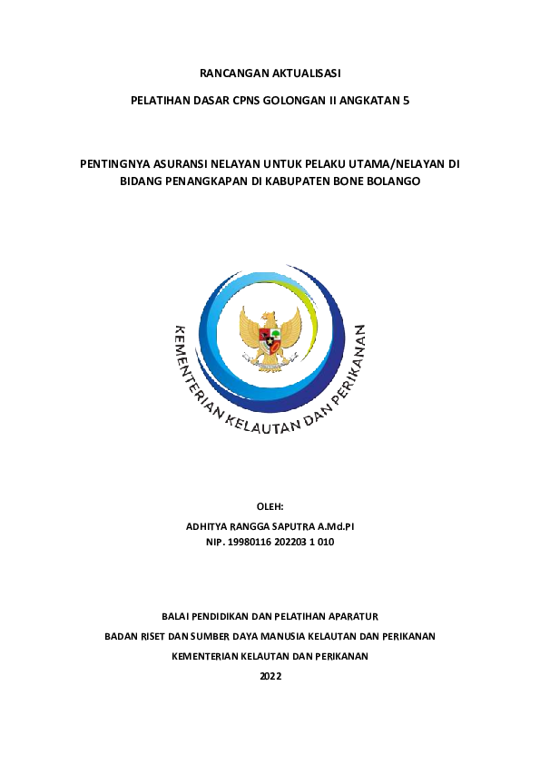 (PDF) Rancangan Aktualisasi LATSAR CPNS