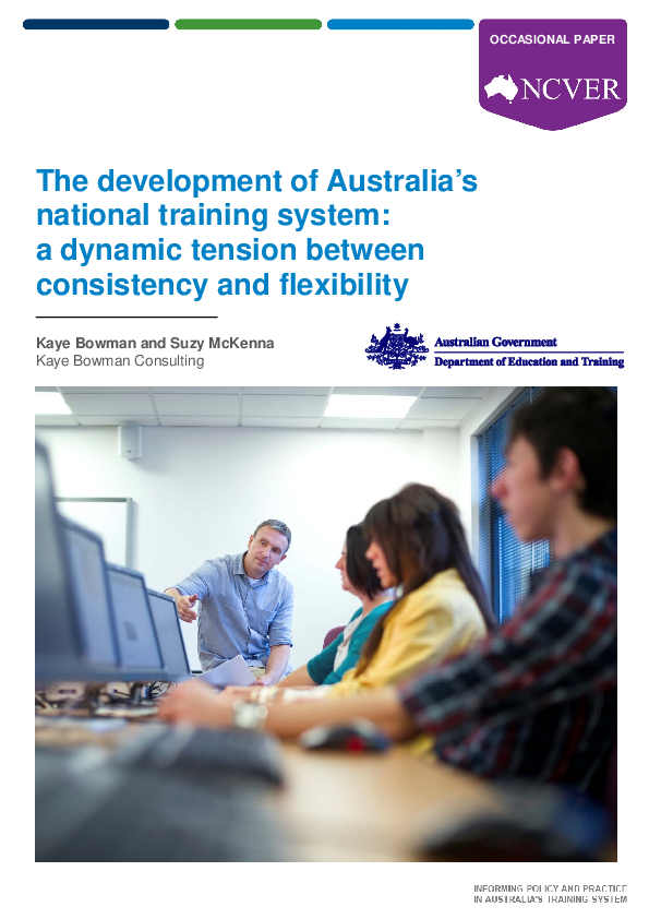 (PDF) The Development of Australia's National Training System: A ...