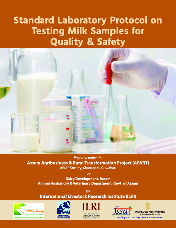 (PDF) Standard laboratory protocol on testing milk samples for quality ...