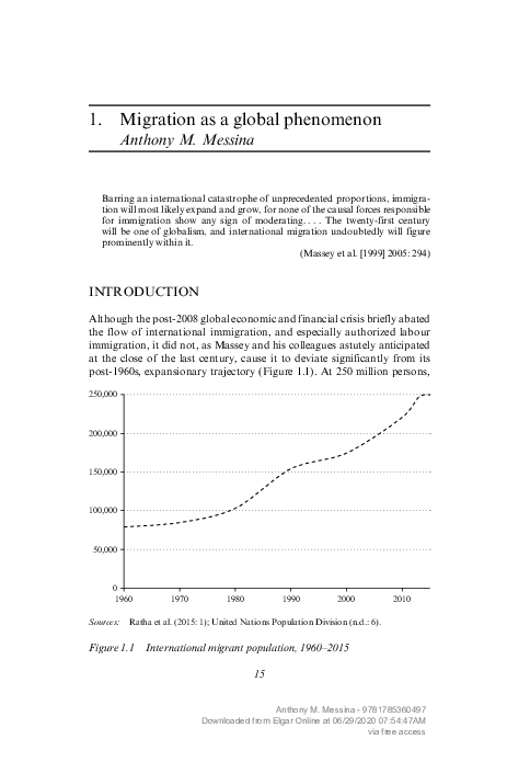 (PDF) Migration as a global phenomenon