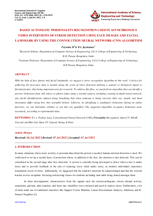 (PDF) BASED AUTOMATIC PERSONALITY RECOGNITION USED IN ASYNCHRONOUS ...