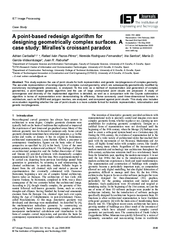 (PDF) A point-based redesign algorithm for designing geometrically ...