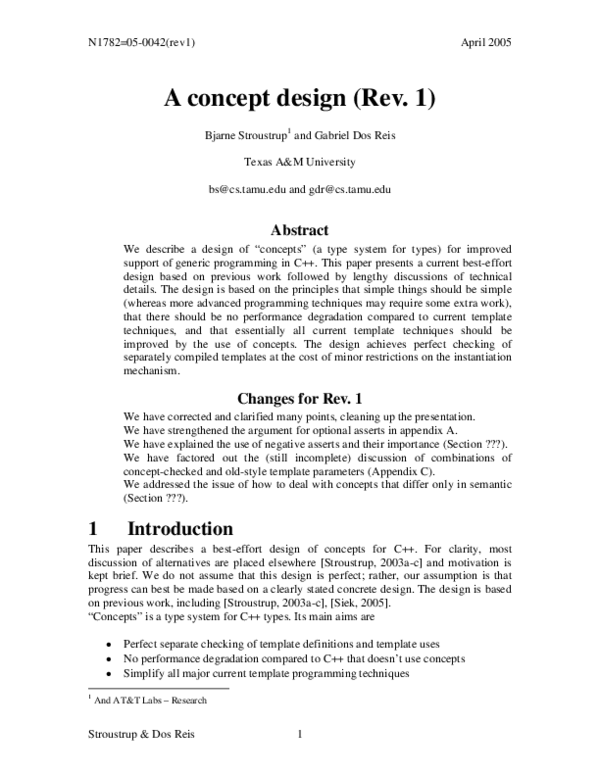 (PDF) A concept design (rev. 1)
