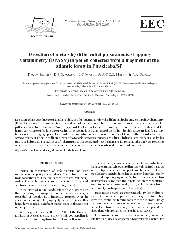 (PDF) Detection of metals by differential pulse anodic stripping ...