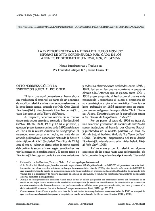 (PDF) La expedición sueca a la Tierra del Fuego (1895-1897)