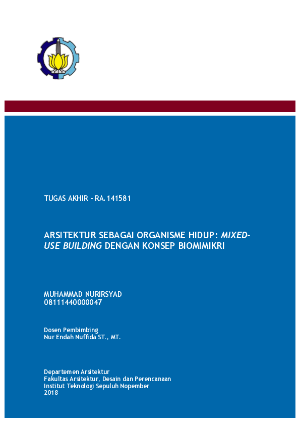 (PDF) Arsitektur Sebagai Organisme Hidup: Mixed-Use Building dengan ...