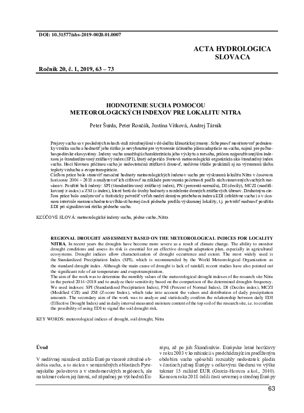 (PDF) ActA GEOlOGicA SlOvAcA