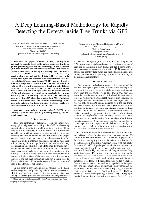 Pdf A Deep Learning Based Methodology For Rapidly Detecting The