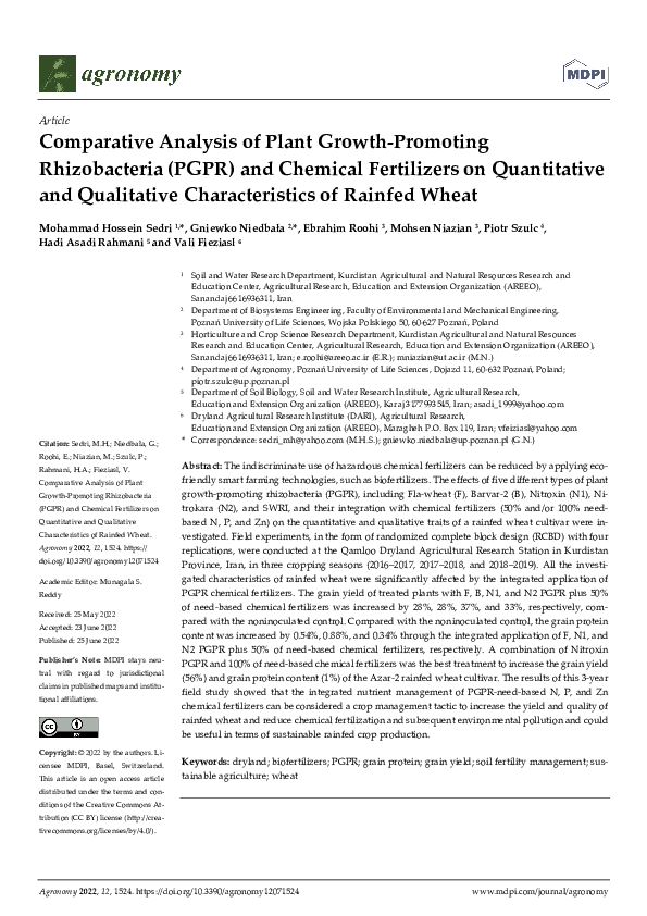(PDF) Comparative Analysis of Plant Growth-Promoting Rhizobacteria ...