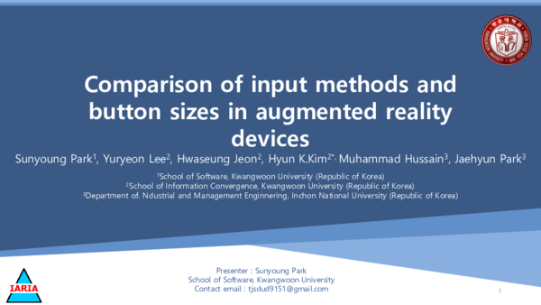Pdf Comparison Of Input Methods And Button Sizes In Augmented Reality Devices 
