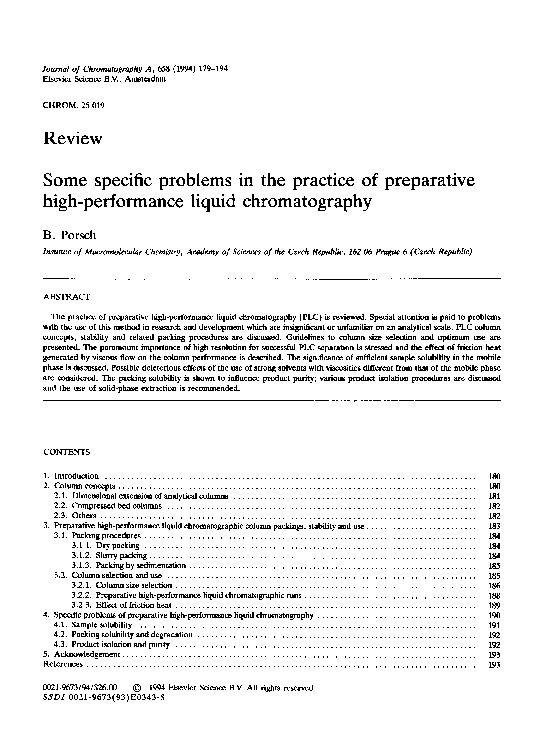 (PDF) Some specific problems in the practice of preparative high-performance liquid ...