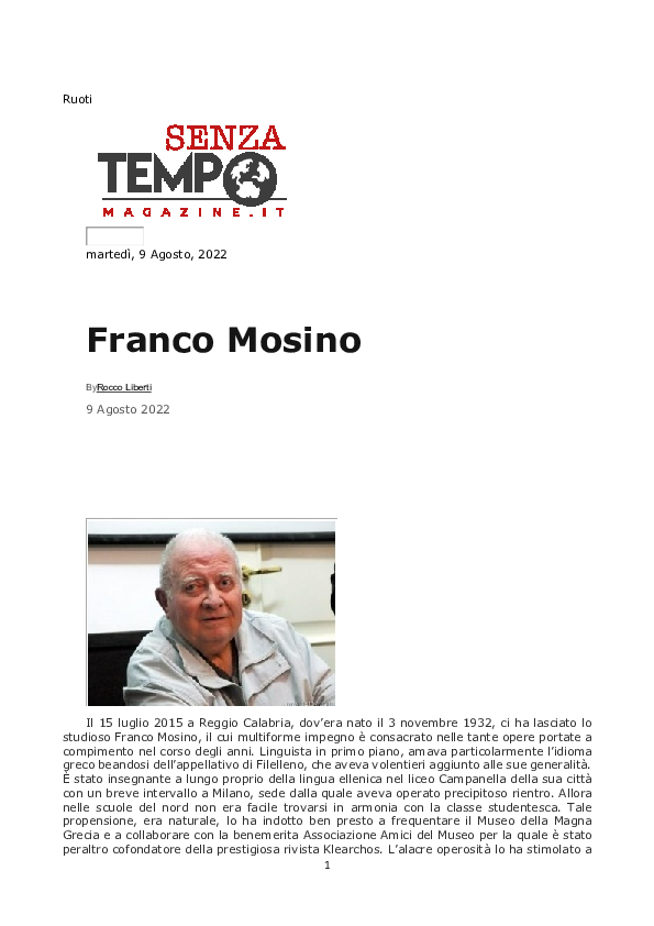(PDF) Franco Mosino