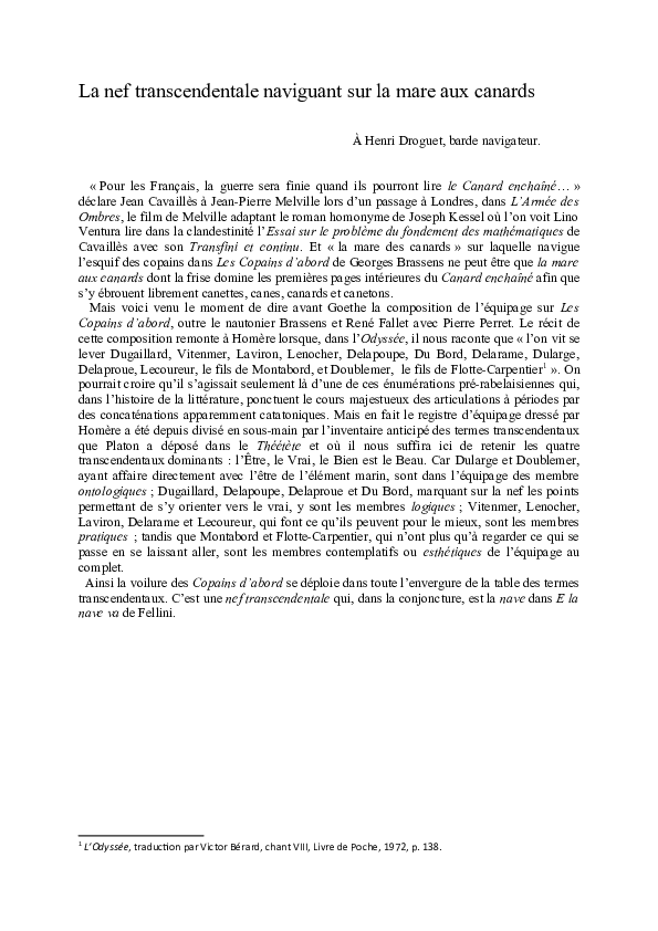 (DOC) Mare aux canards