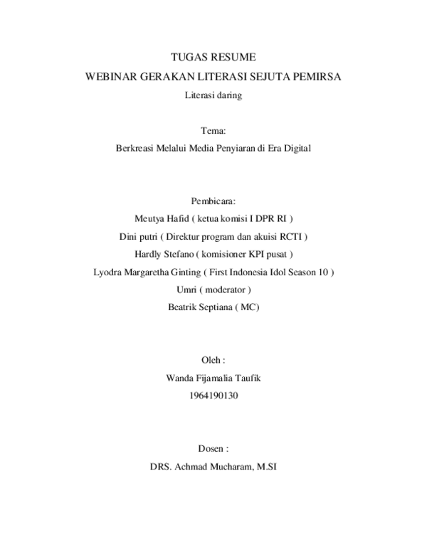 (PDF) TUGAS RESUME WEBINAR
