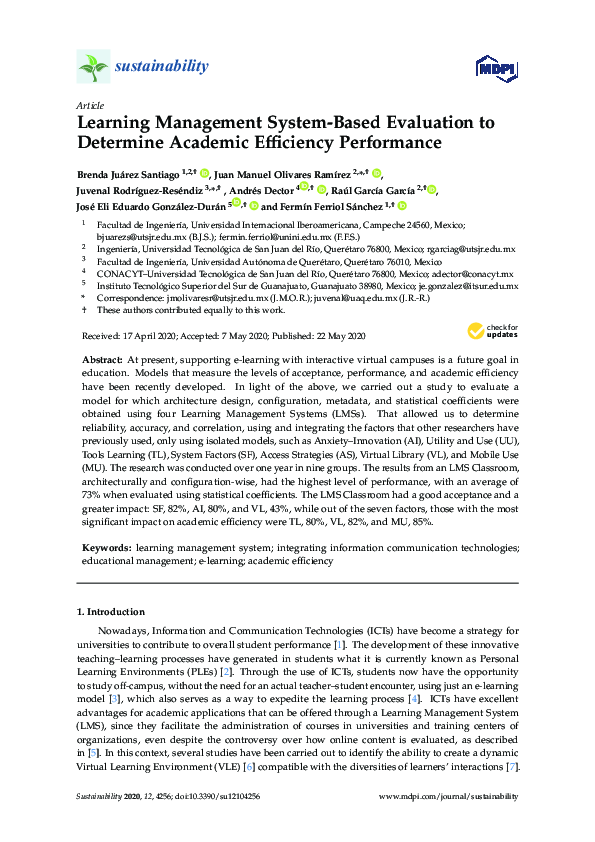 (PDF) Learning Management System-Based Evaluation to Determine Academic ...