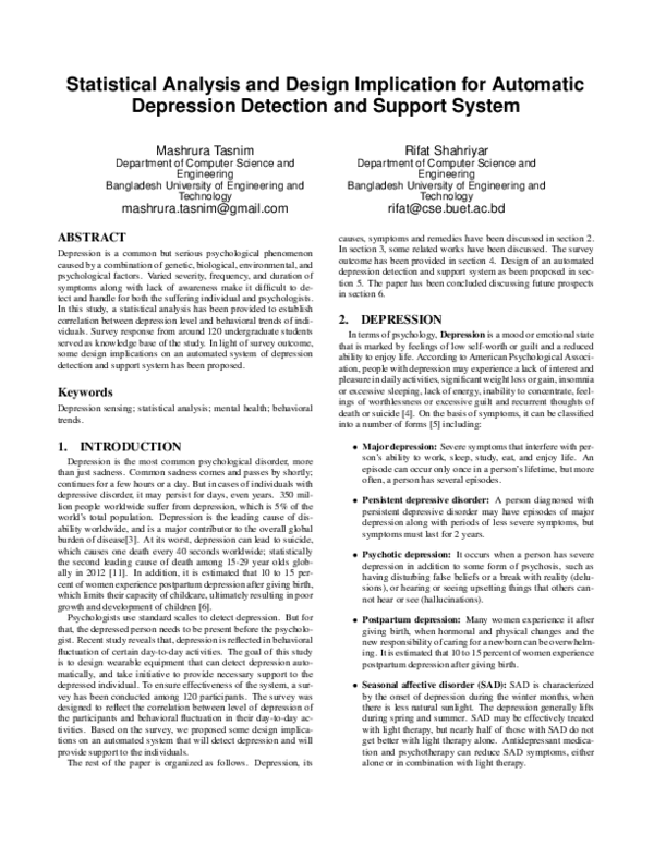 (PDF) Statistical Analysis and Design Implication for Automatic ... (PDF) Statistical Analysis and Design Implication for Automatic ...