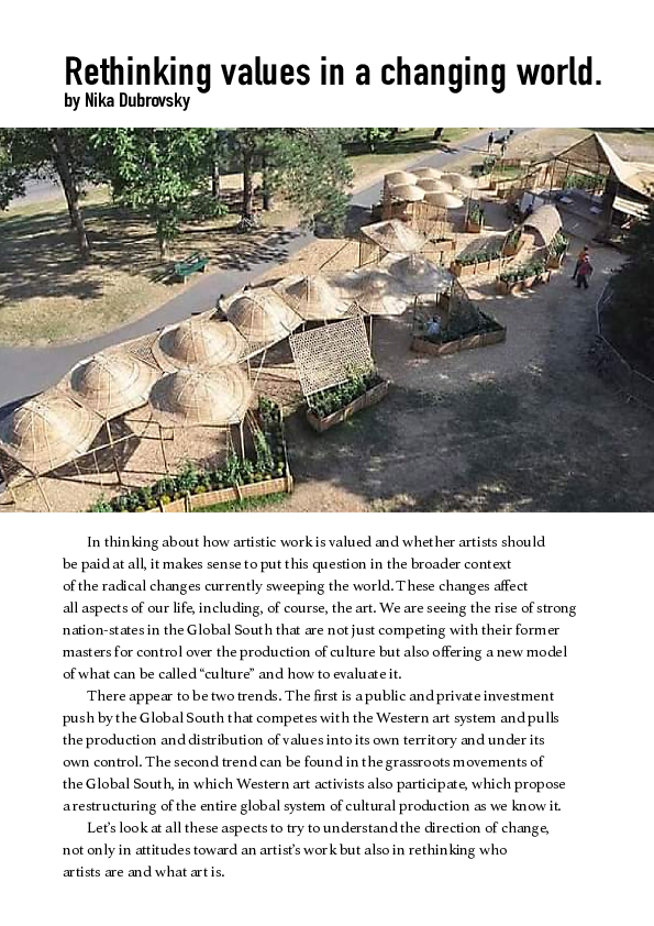 (PDF) Rethinking values in a changing world