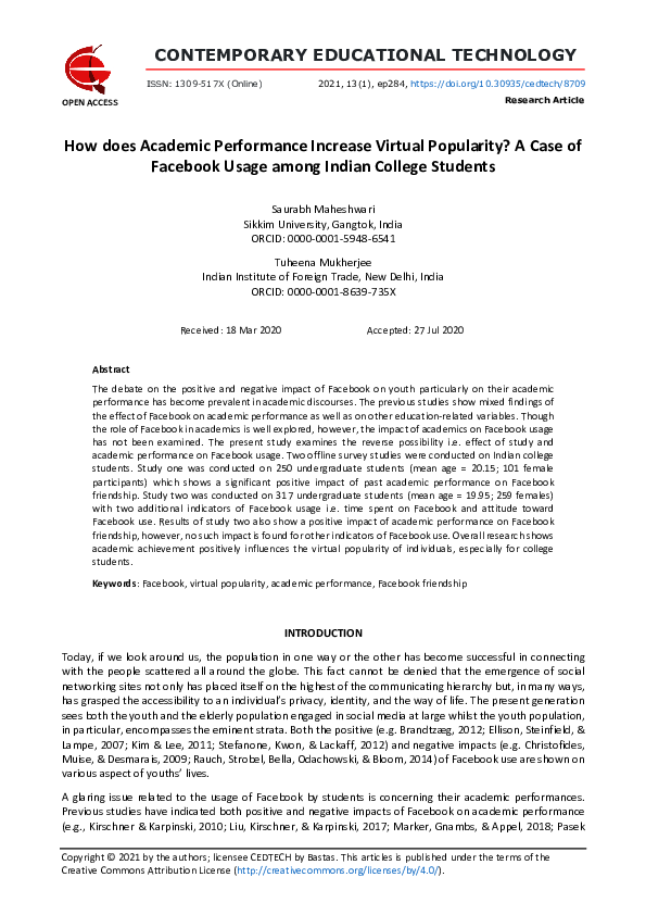 PDF How Does Academic Performance Increase Virtual Popularity A Case Of Facebook Usage Among pdf-how-does-academic-performance-increase-virtual-popularity-a-case-of-facebook-usage-among