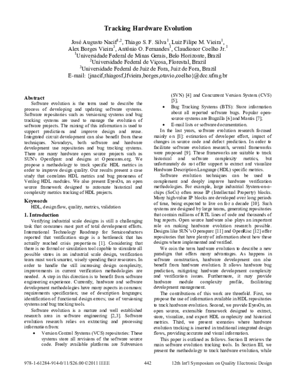 (PDF) Tracking hardware evolution