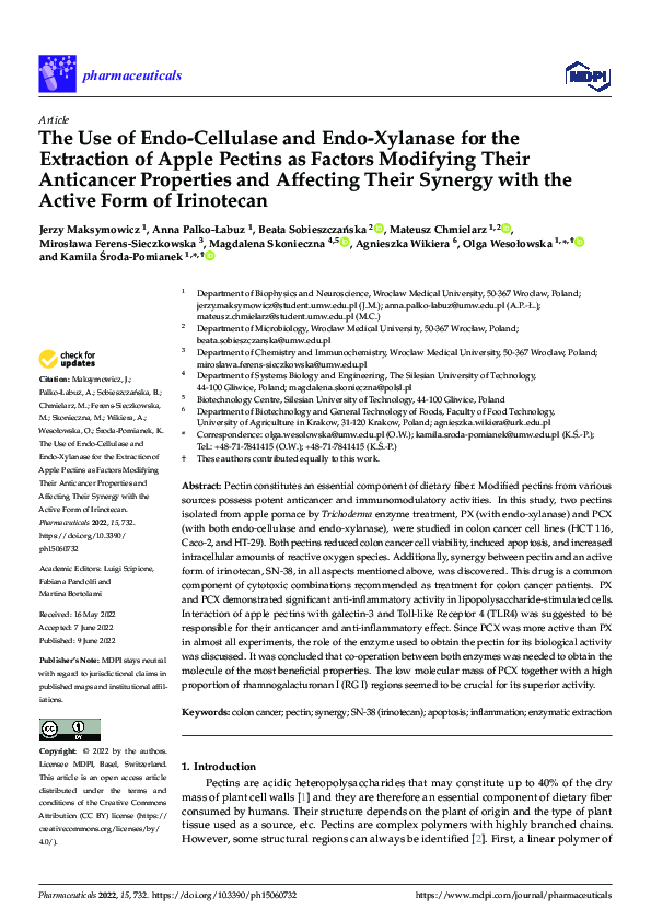 (PDF) The Use of Endo-Cellulase and Endo-Xylanase for the Extraction of ...