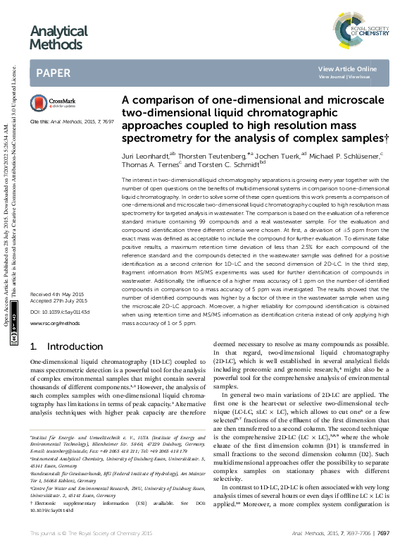 (PDF) A comparison of one-dimensional and microscale two-dimensional ...