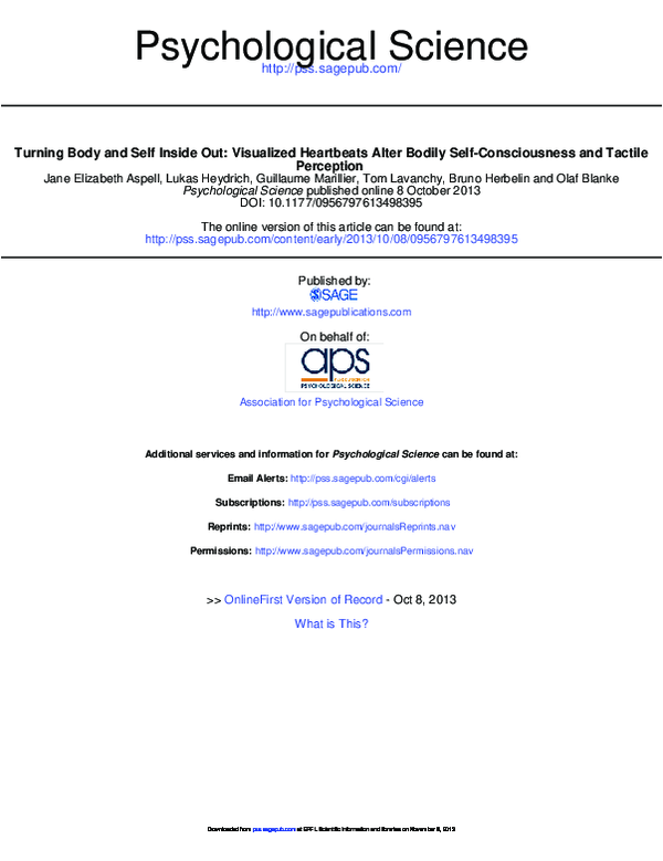 (PDF) Turning Body and Self Inside Out