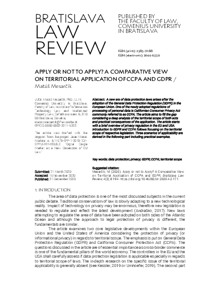 (PDF) Apply or not to apply?