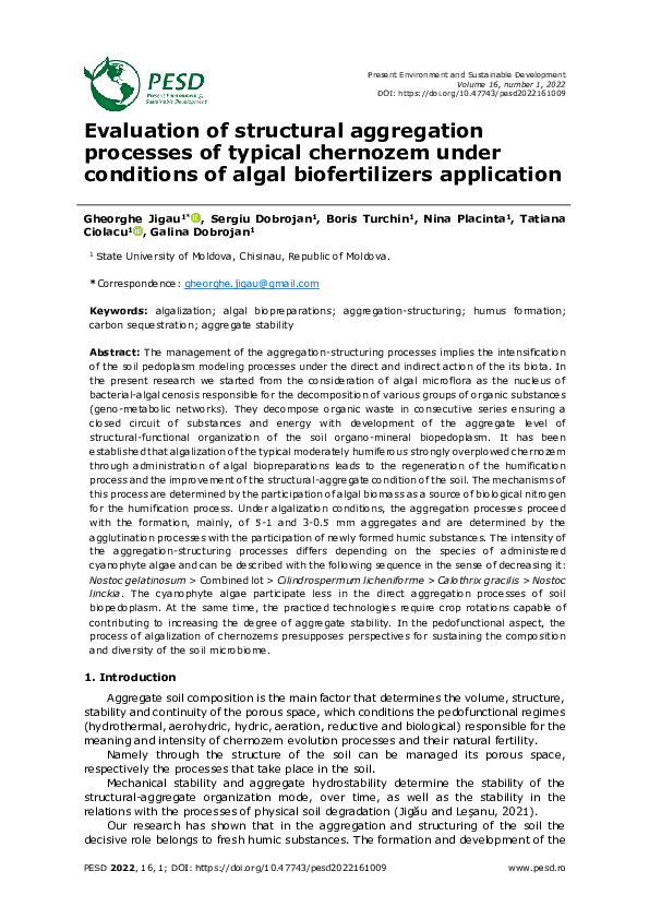 (PDF) Evaluation of structural aggregation processes of typical chernozem under conditions of ...