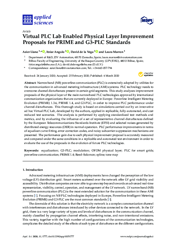 (PDF) Virtual PLC Lab Enabled Physical Layer Improvement Proposals for ...