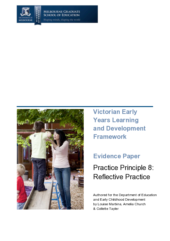 (PDF) Victorian Early Years Learning and Development Framework ...