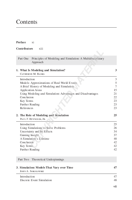 (PDF) Modeling and Simulation