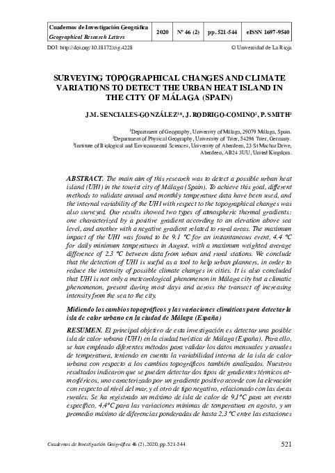 (PDF) Cuadernos de Investigación Geográfica / Geographical Research ...