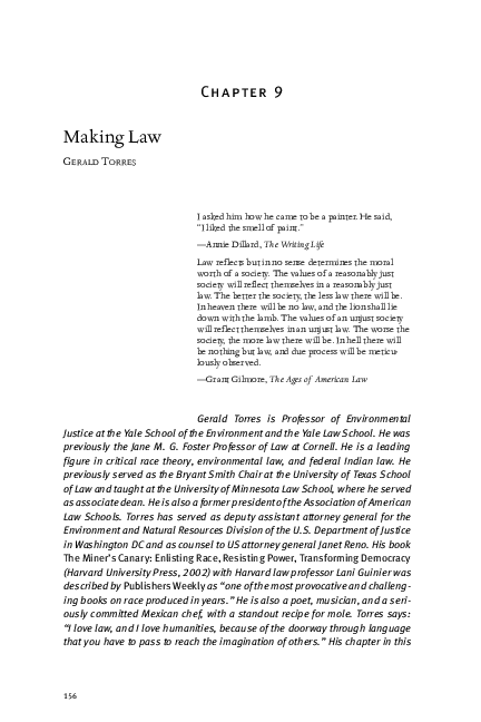 (PDF) Chapter 9 Making Law