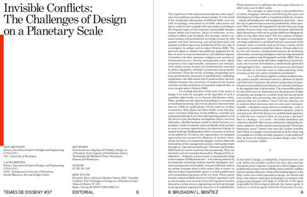 (PDF) Invisible Conflicts: The Challenges of Design on a Planetary Scale | Laura Benítez Valero ...
