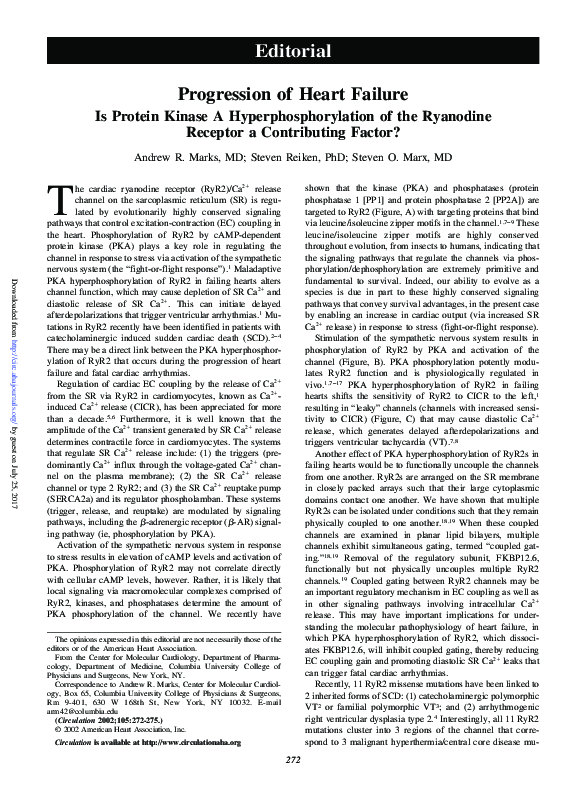(PDF) Progression of Heart Failure