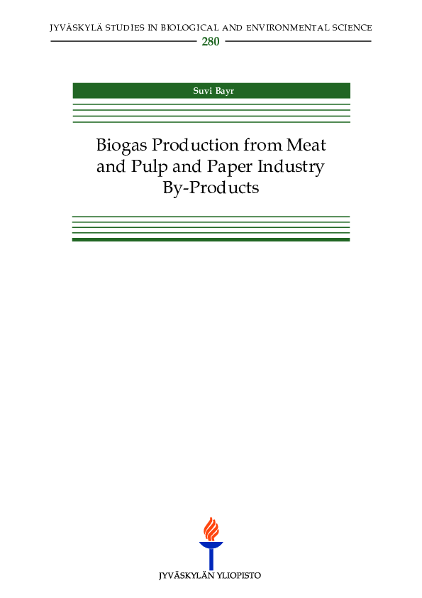 (PDF) Screening pretreatment methods to enhance thermophilic anaerobic digestion of pulp and ...