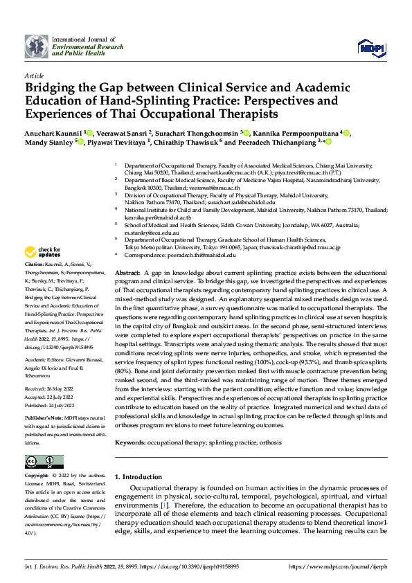 (PDF) Bridging the Gap between Clinical Service and Academic Education ...