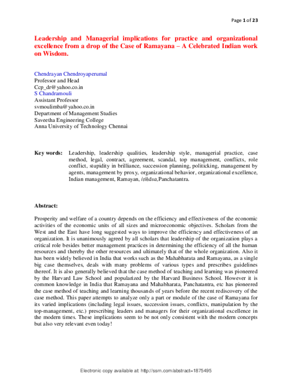 (PDF) Leadership and Managerial Implications for Practice and ...