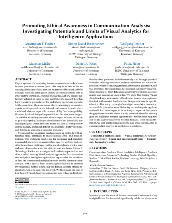 (PDF) Promoting Ethical Awareness in Communication Analysis: Investigating Potentials and Limits ...