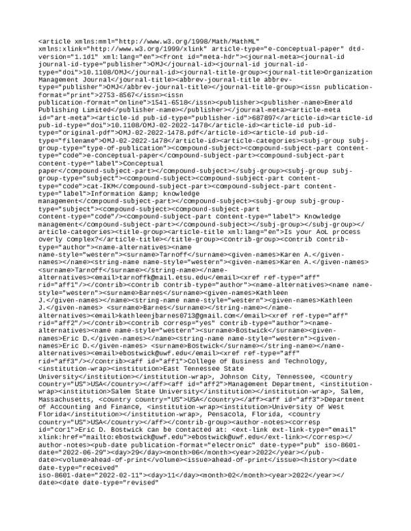 Is your AoL process overly complex?