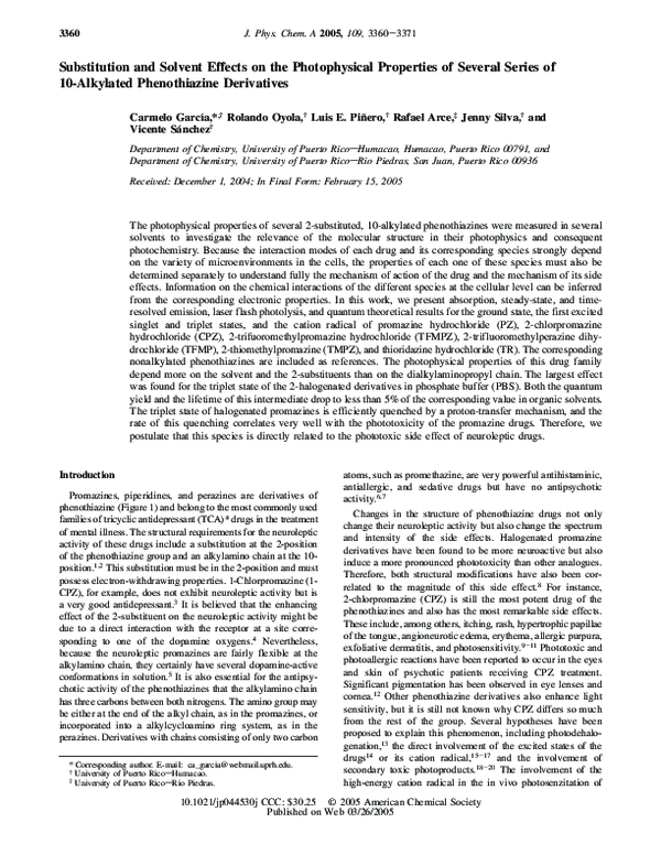(PDF) Substitution and Solvent Effects on the Photophysical Properties ...