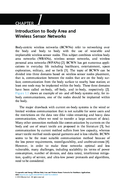 (PDF) Co-Operative and Energy Efficient Body Area and Wireless Sensor ...