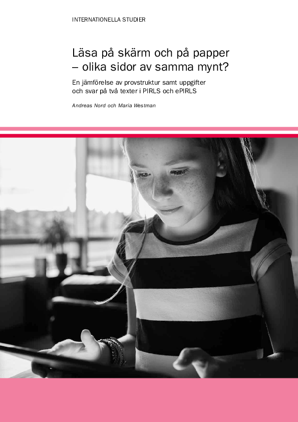 (PDF) Läsa på skärm och på papper – olika sidor av samma mynt? : En ...