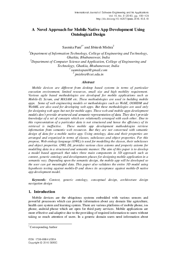 (PDF) A Novel Approach for Mobile Native App Development Using ...